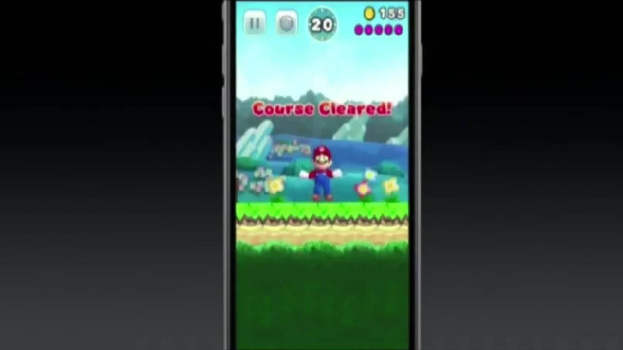 Super Mario Run - First Gameplay [ IOS ] - YouTube