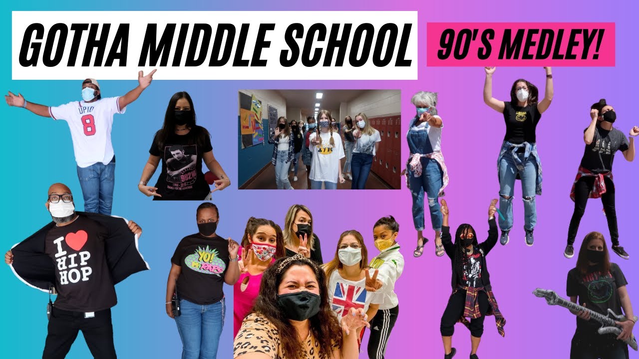 Gotha Middle School 90's Medley - YouTube