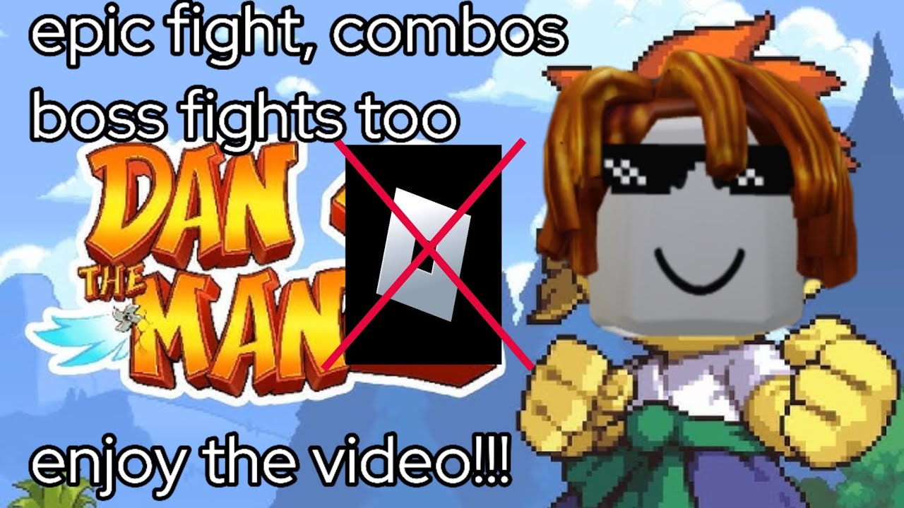 I escaped roblox and played dan the man GOATED GAME ( dan the man pt 1 ...