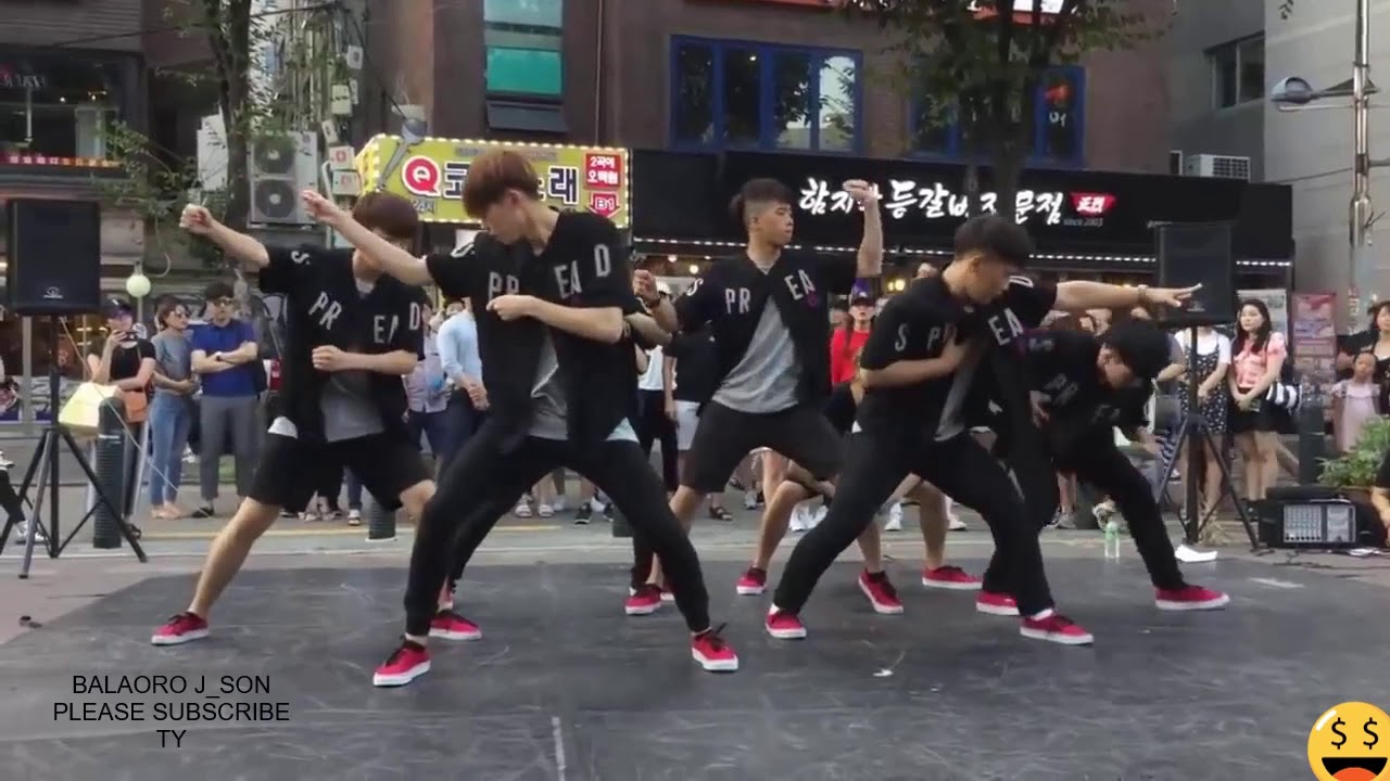 KOREAN STREET DANCER MAY isang filipino na kasama amazing - YouTube