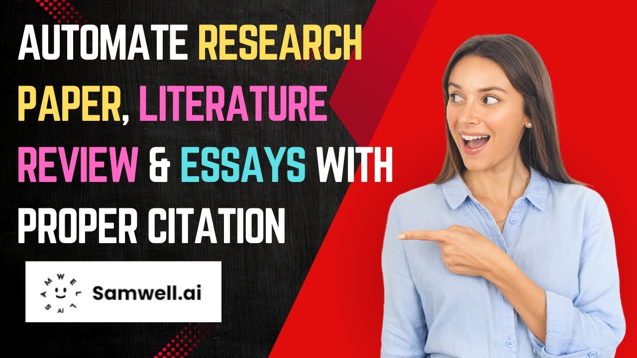 Automate Research paper, Literature Review & Essays with Proper ...