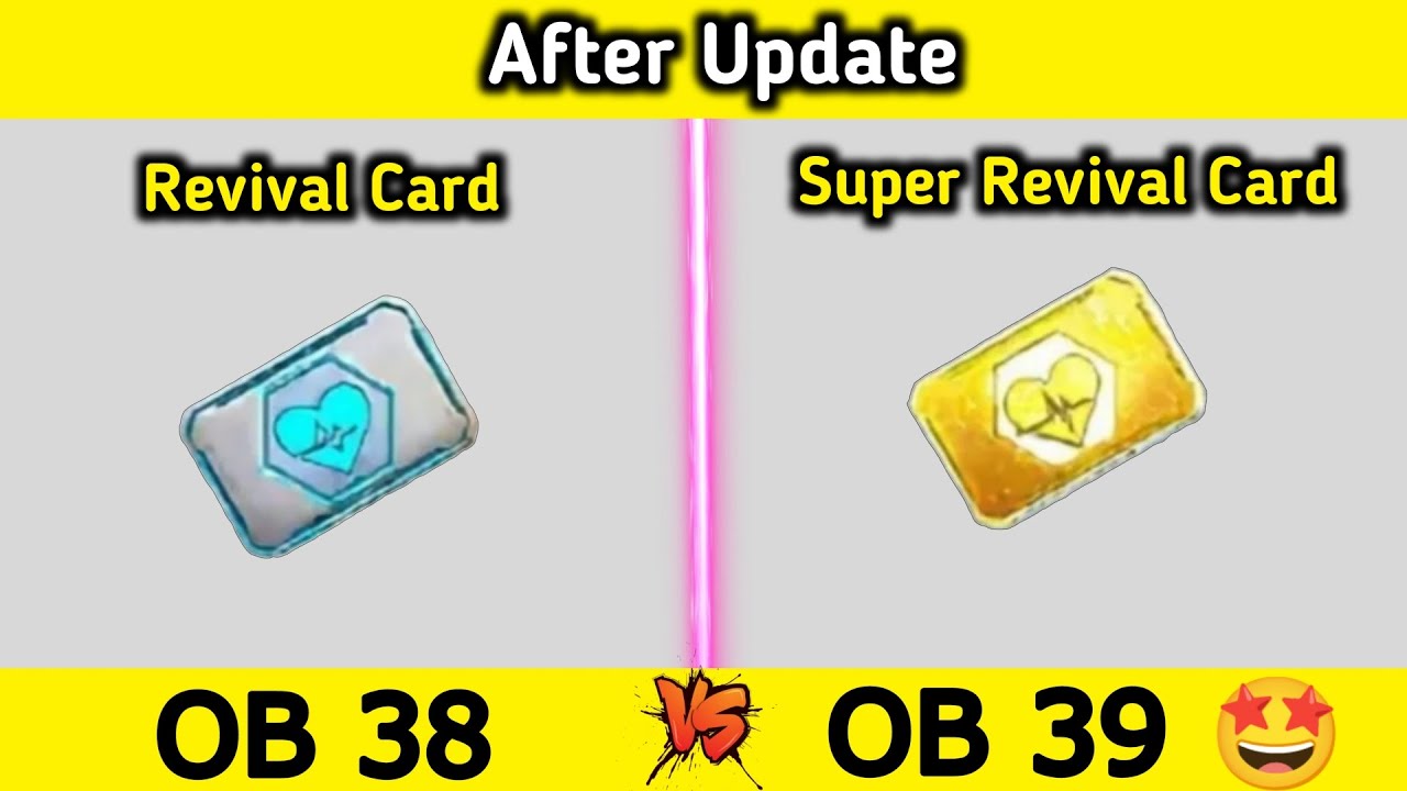 BEFORE UPDATE VS AFTER UPDATE REVIVAL CARD CHANGES 😱 OB39 UPDATE ...