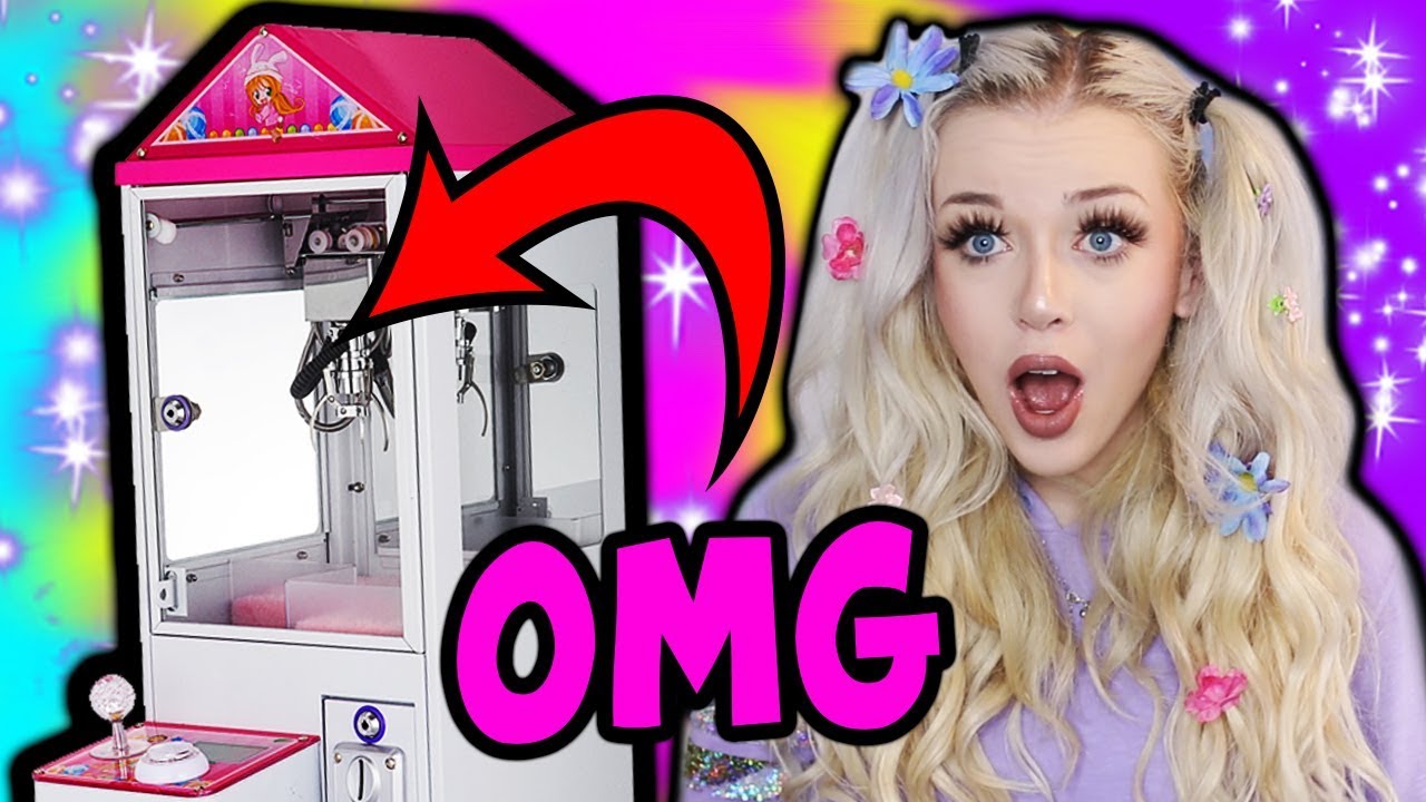 I GOT A BRAND NEW TINY CLAW MACHINE!! OMG!!! - YouTube