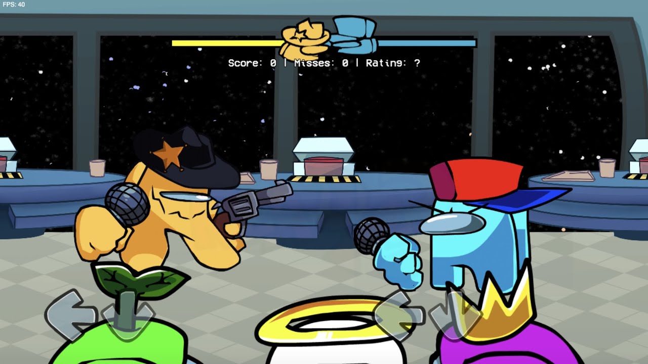 Sussest Monger - Friday Night Funkin' VS Yellow Impostor, Sheriff ...