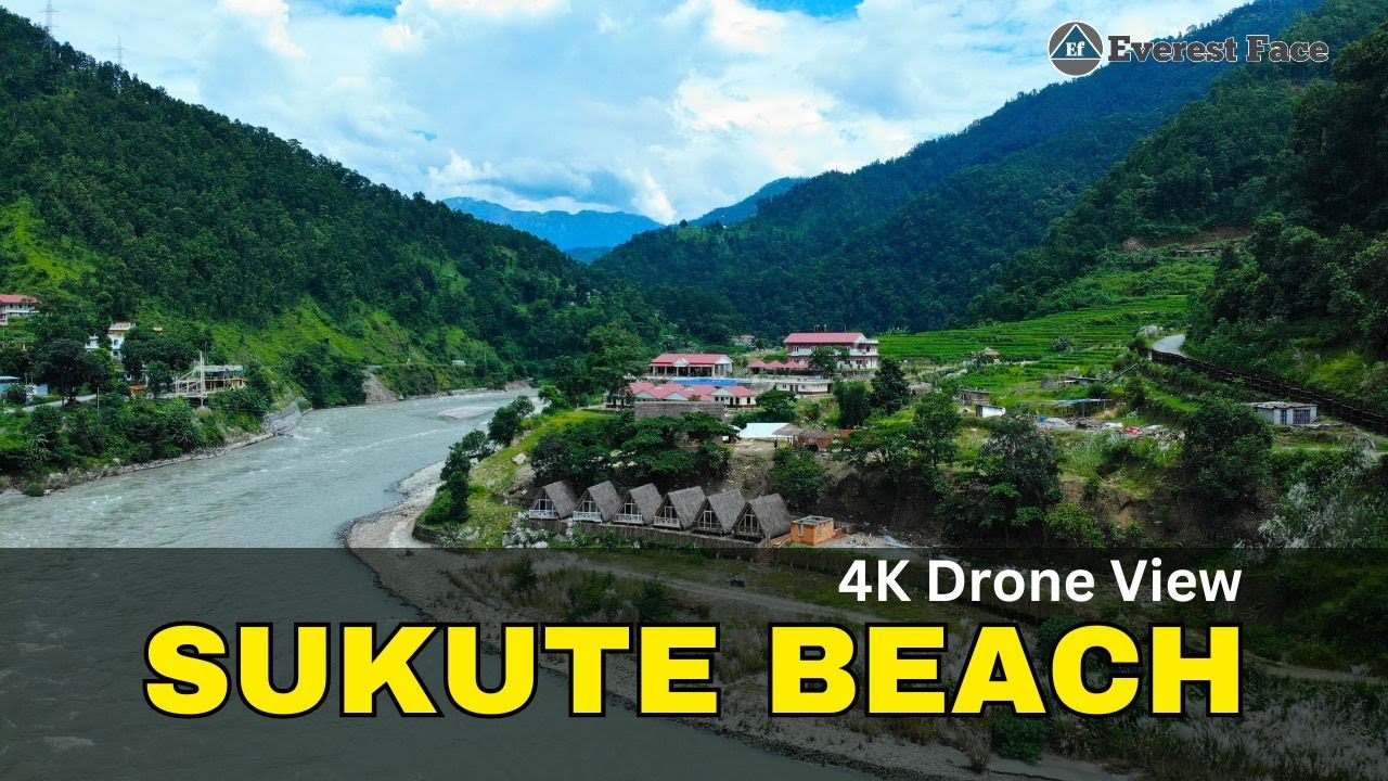 SUKUTE BEACH ।। BEAUTIFUL VIEW ।। 4K DRONE VIEW @EverestFaceTV - YouTube