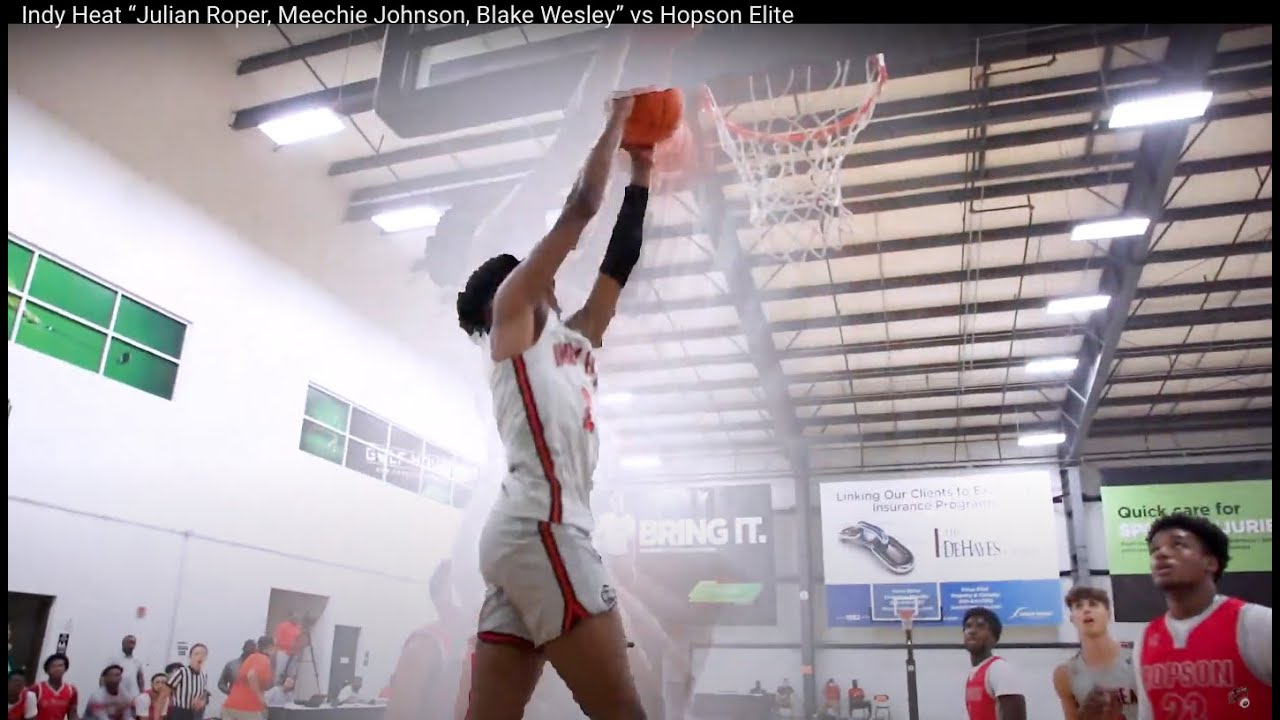 MVP Meechie Johnson and Blake Wesley” vs Hopson Elite full game - YouTube