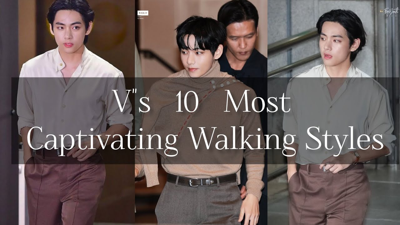 "V's 10 Most Captivating Walking Styles | Taehyung's Best Moments | BTS ...