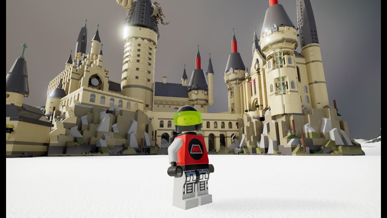 LEGO Nano scale size testing featuring 71043 Hogwarts Castle - YouTube