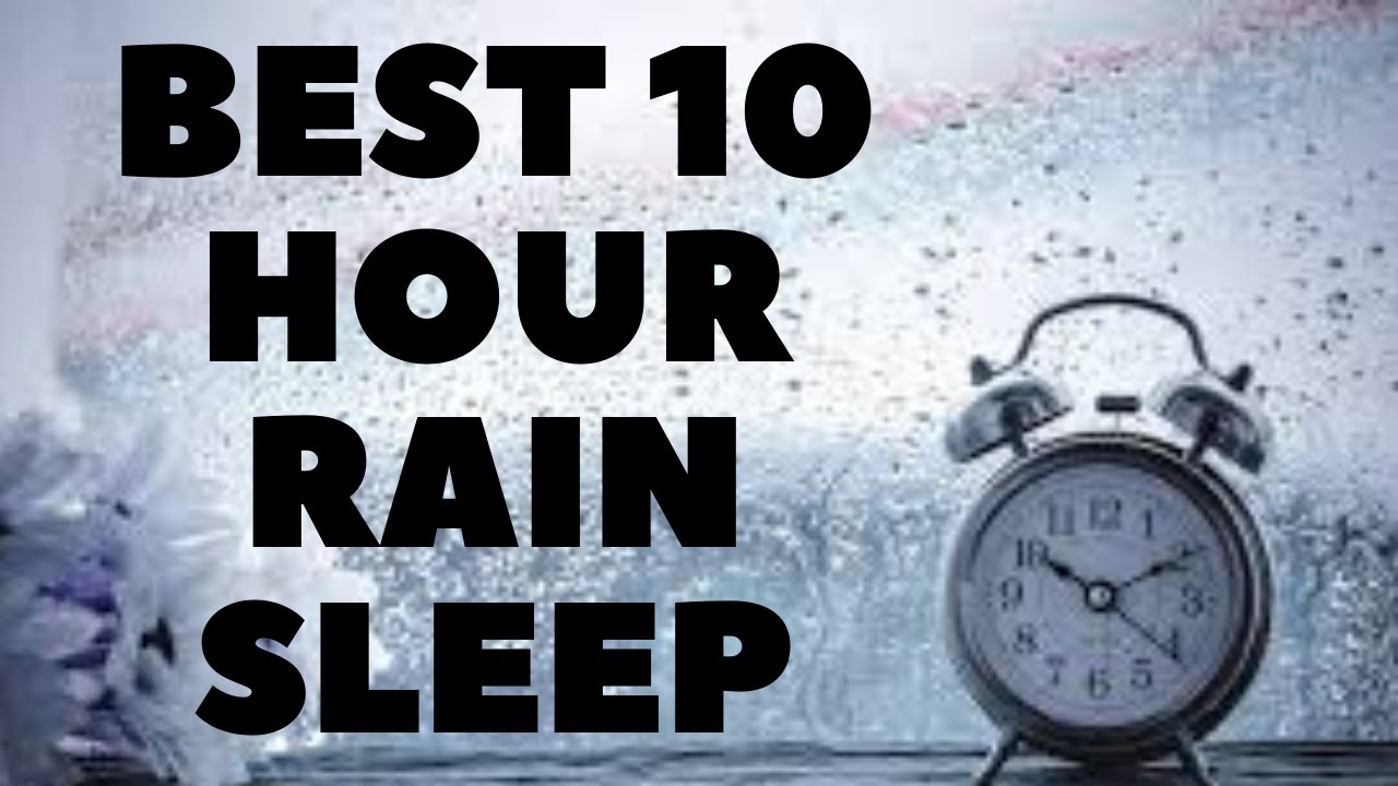 Best Sleep Rain 10 Hours Black Screen Youtube