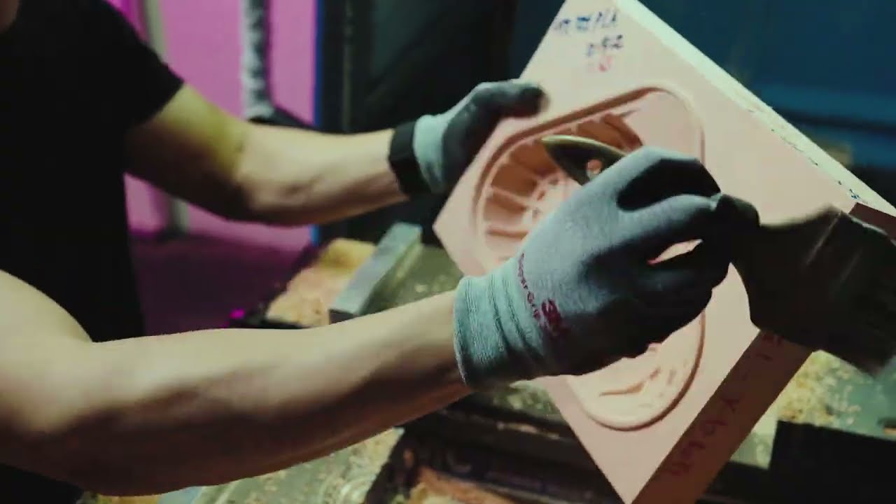 DURE Molding LAB Sample Making Process (두레 성형 디자인 연구실 샘플 제작 과정) - YouTube