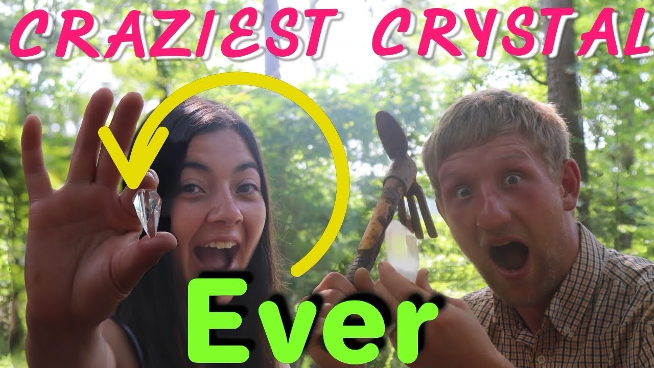 SUPER RARE Arkansas Quartz Crystal Found! | Ron Coleman Mine ...
