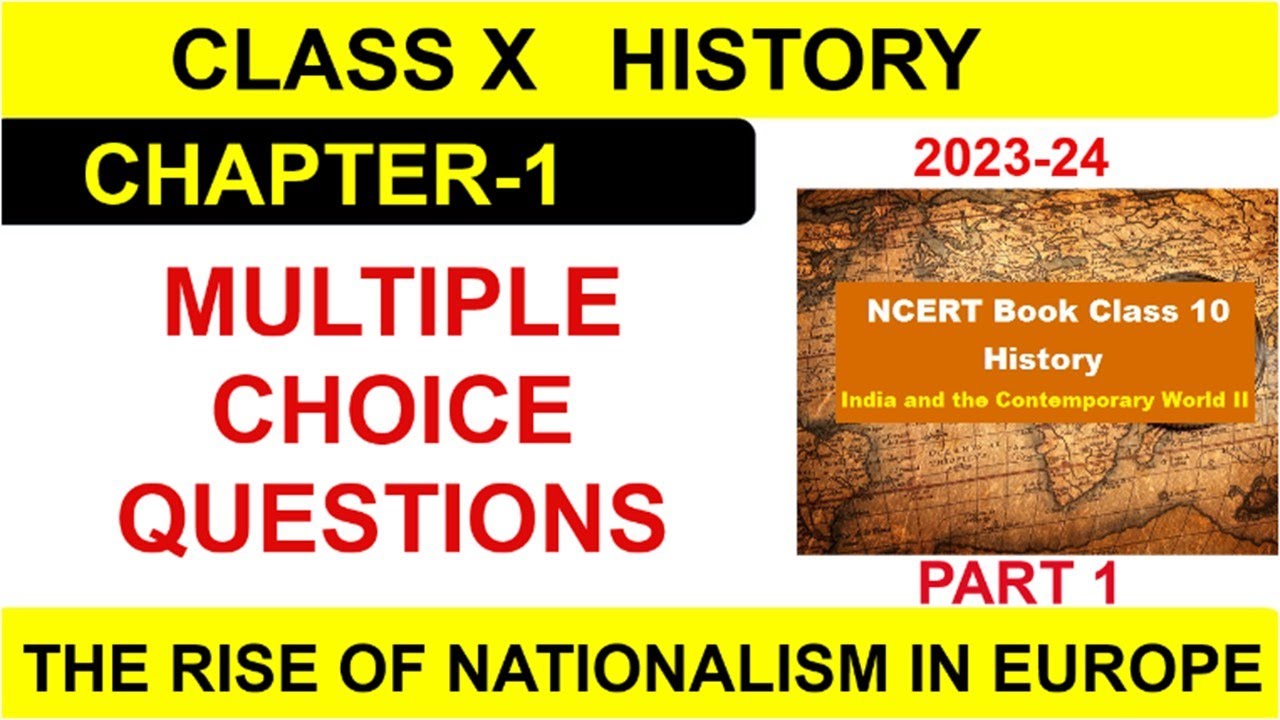 169 || MCQs CHAPTER 1 CLASS 10 HISTORY || Rise of Nationalism in Europe ...
