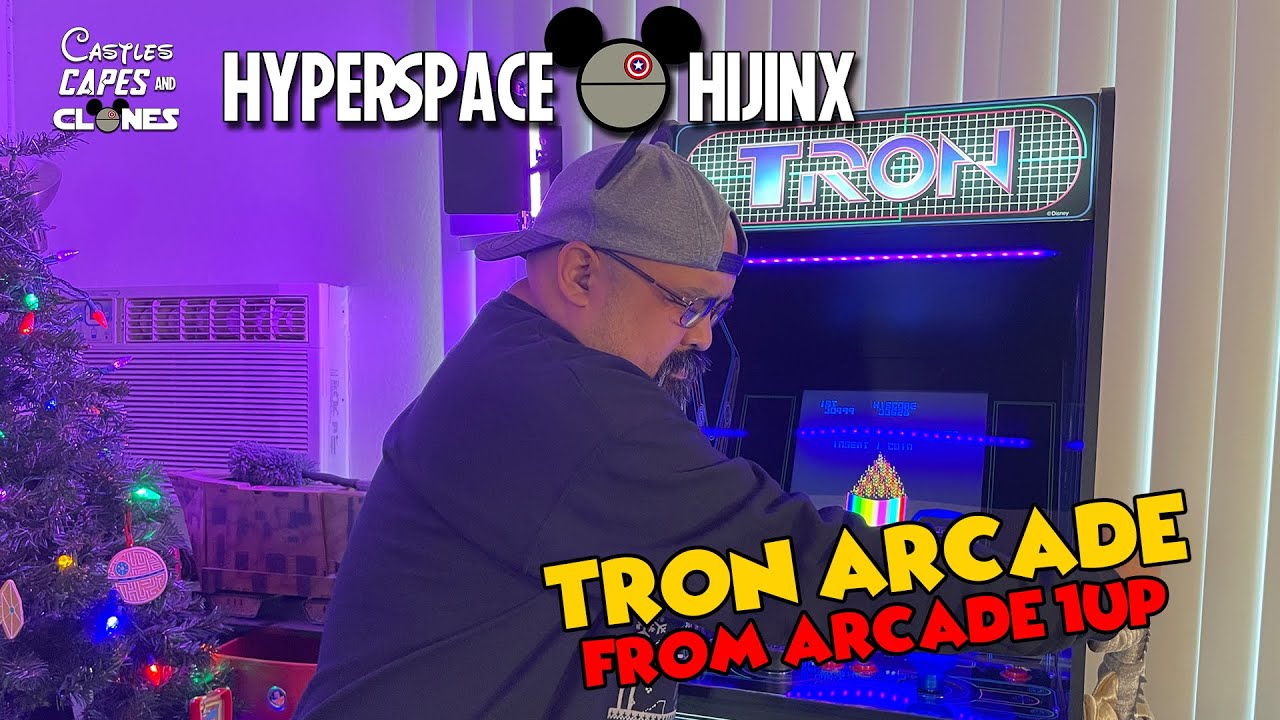 Taking a look at the Tron Arcade Cabinet from Arcade 1up - YouTube
