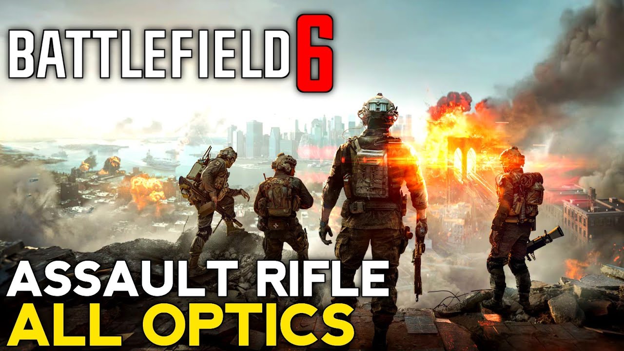 Assault Rifle All Optics BATTLEFIELD 6| Assault Rifle All Optics BF6 ...