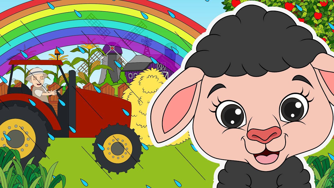 Baa Baa Black Sheep Animals Nursery Rhymes And Baby Songs | Baa Baa ...