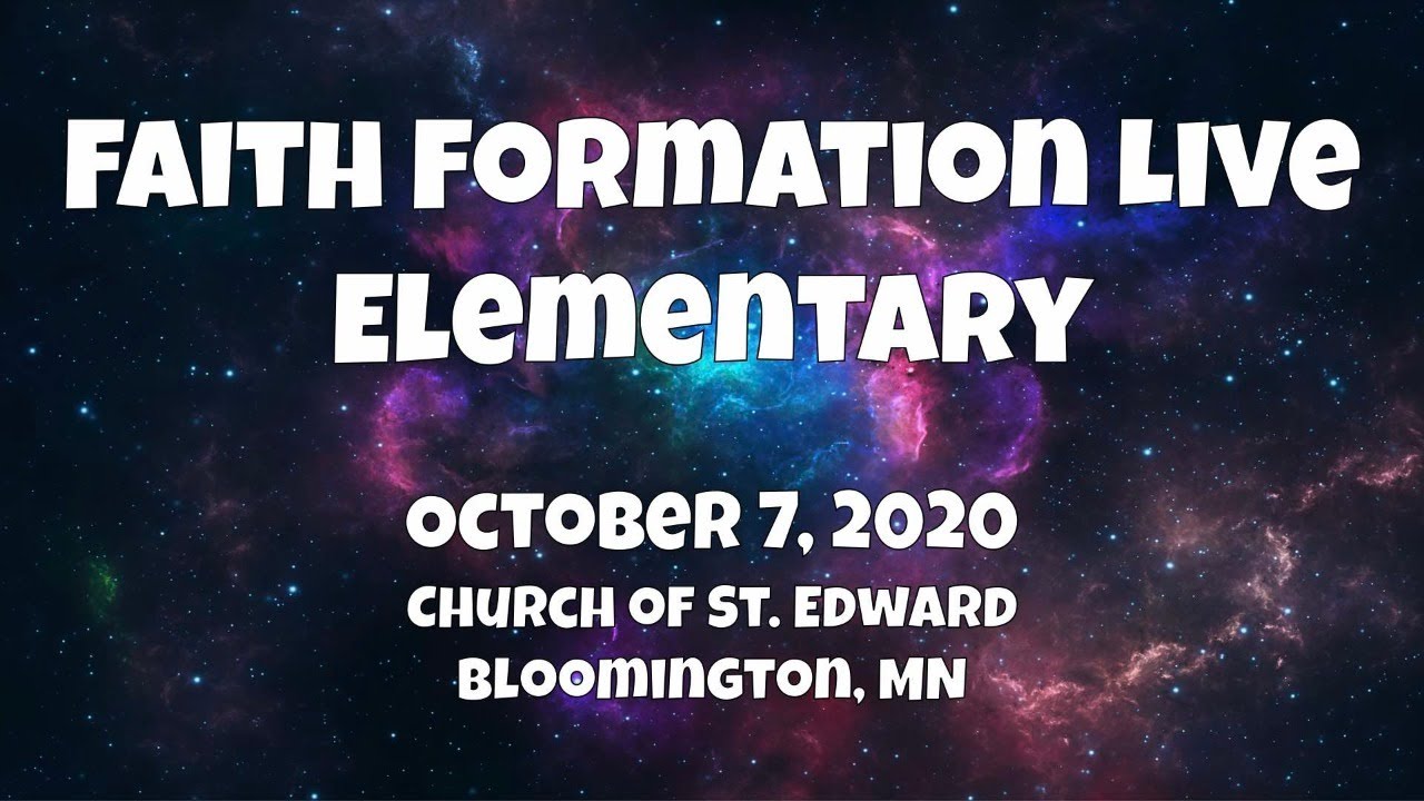 Elementary Faith Formation - YouTube