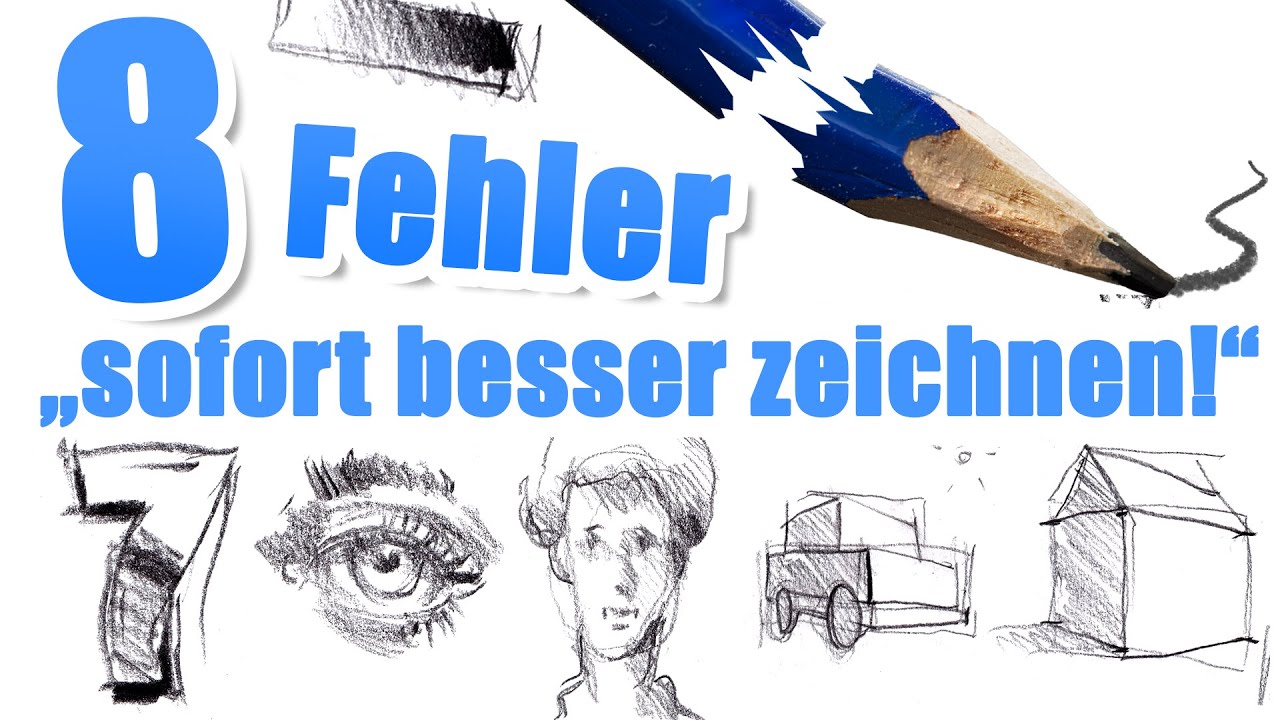 Die 8 häufigsten Fehler beim Zeichnen! (und wie man sie vermeidet ...