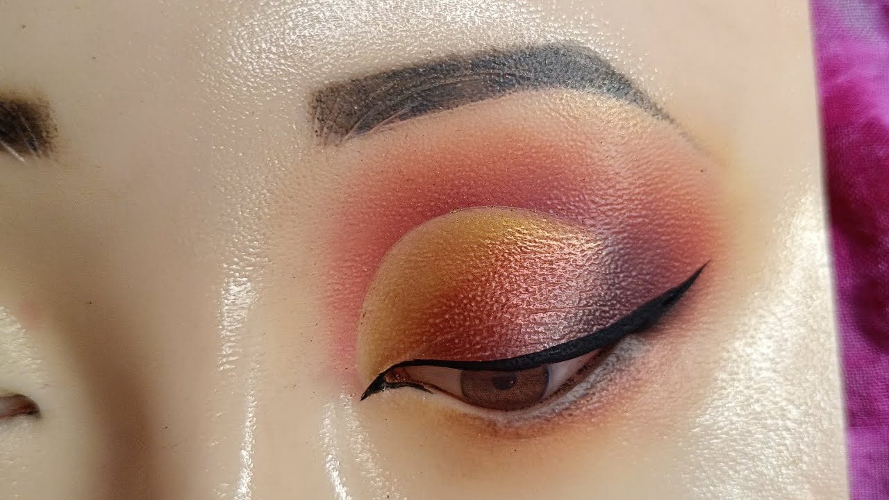 Bridal cut crease eye makeup tutorial || step by step eye makeup ...