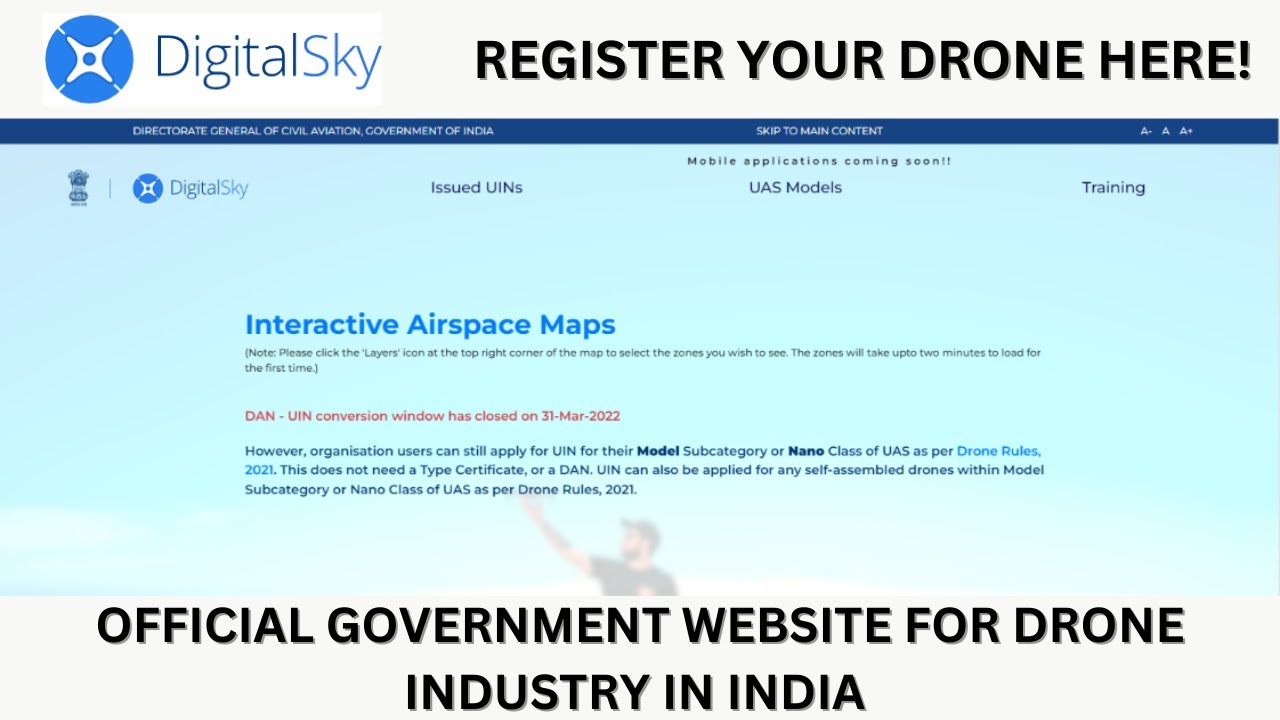 Digital Sky Overview | The Official Government Website for Drone ...