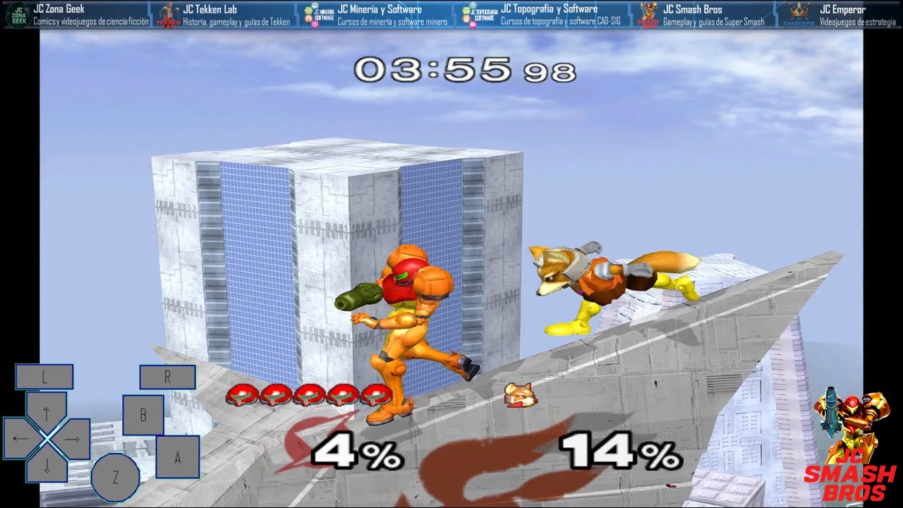 Smash Bros Melee - Samus Modo Adventure (Stage 11/19) | 1ro intento ...