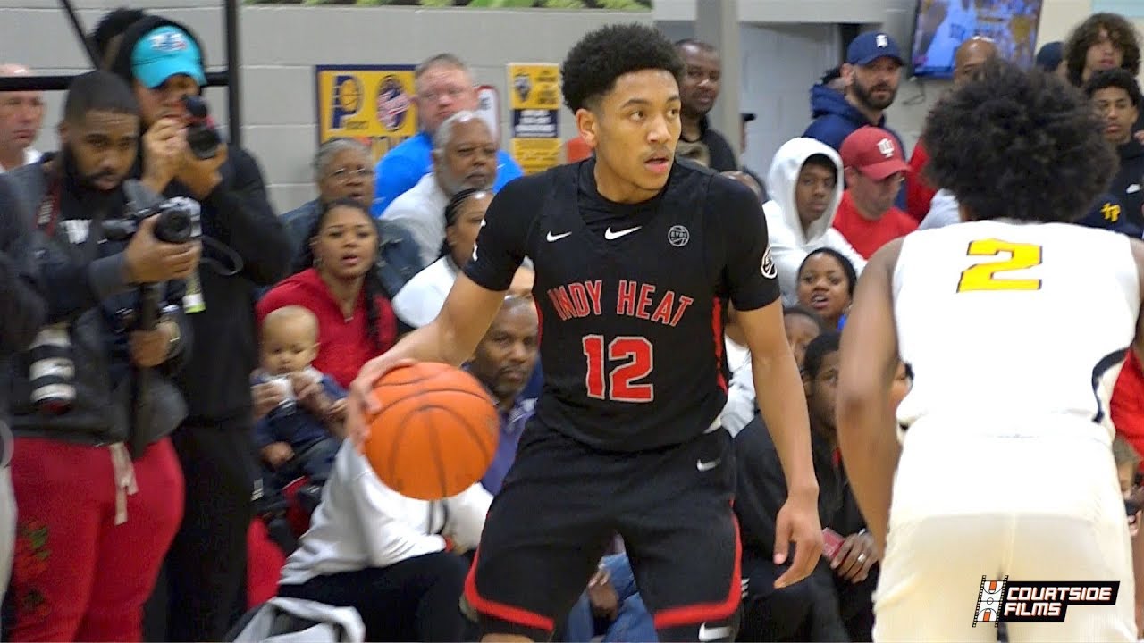 Kansas State Commit Nigel Pack EYBL Highlights With Indy Heat! - YouTube