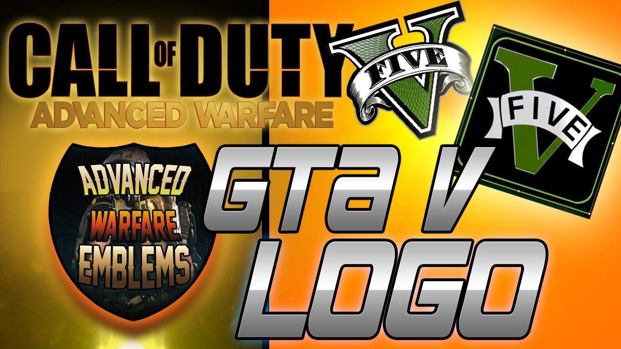 Advanced Warfare - Custom Emblem - GTA 5 logo - YouTube