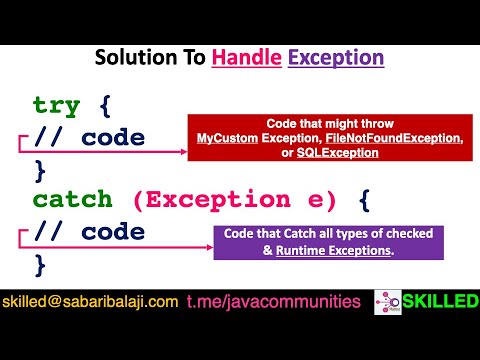 Java -JDK-16-Training Solution To Exception Handling - YouTube