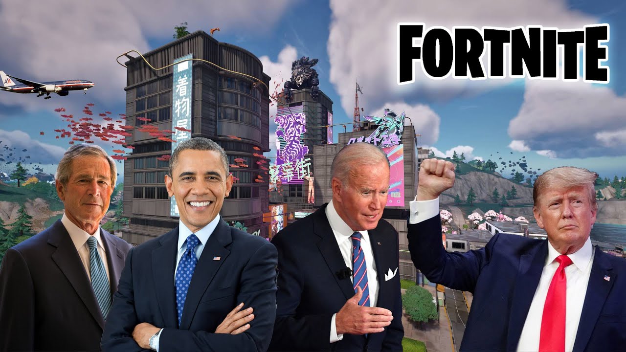 The Presidents Run Squads in Fortnite - YouTube