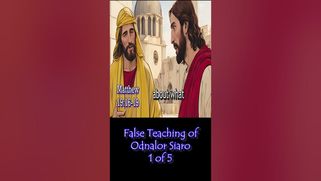 False Teaching of Odnalor Siaro 1 of 5 #shorts - YouTube