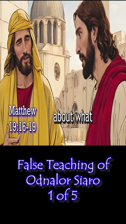 False Teaching of Odnalor Siaro 1 of 5 #shorts - YouTube