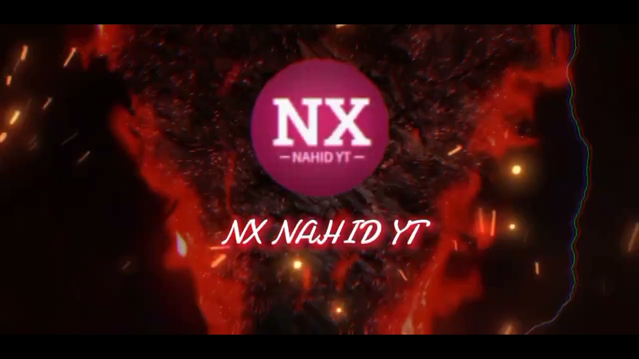 my new YouTube channel logo animation Support my YouTube channel NX NAHID YT @nxnahidyt1113 ...