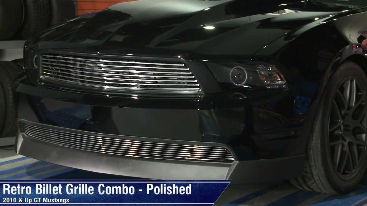 Mustang Retro Billet Grilles (10-12 GT) Review - YouTube