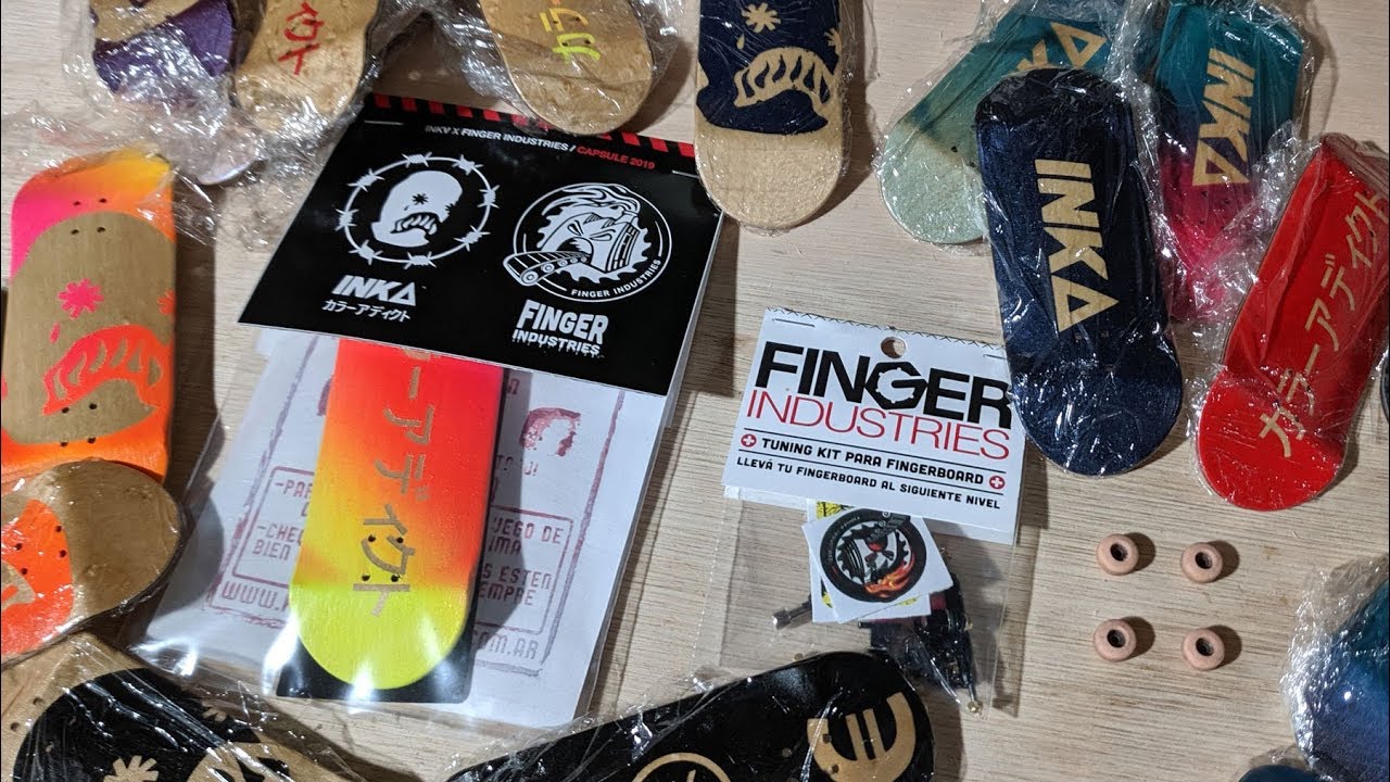 Armamos un Fingerboard INKV x FINGER INDUSTRIES con Sixto - YouTube