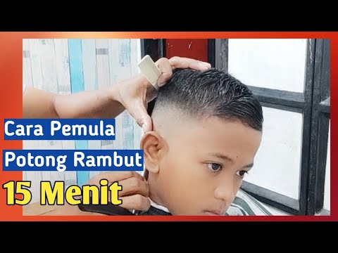 Teknik Cepat dan Praktis Potong rambut Anak cowok, @WARCUBontomanai8910