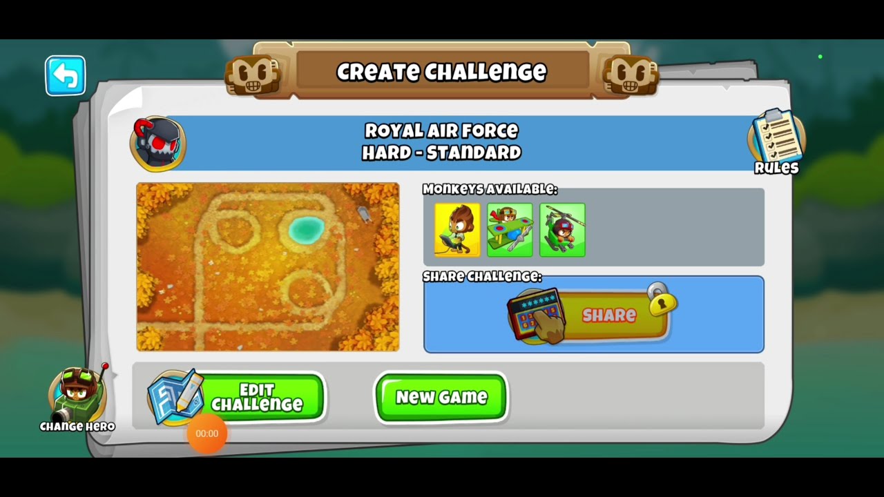 Royal Air force V.S hard mode BTD6 - YouTube