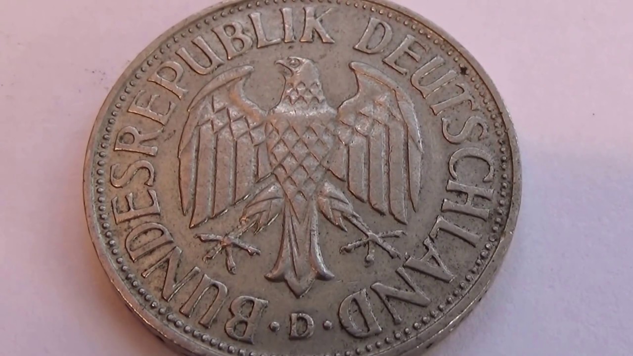 A 1957 Deutsche 1 Mark Coin - YouTube