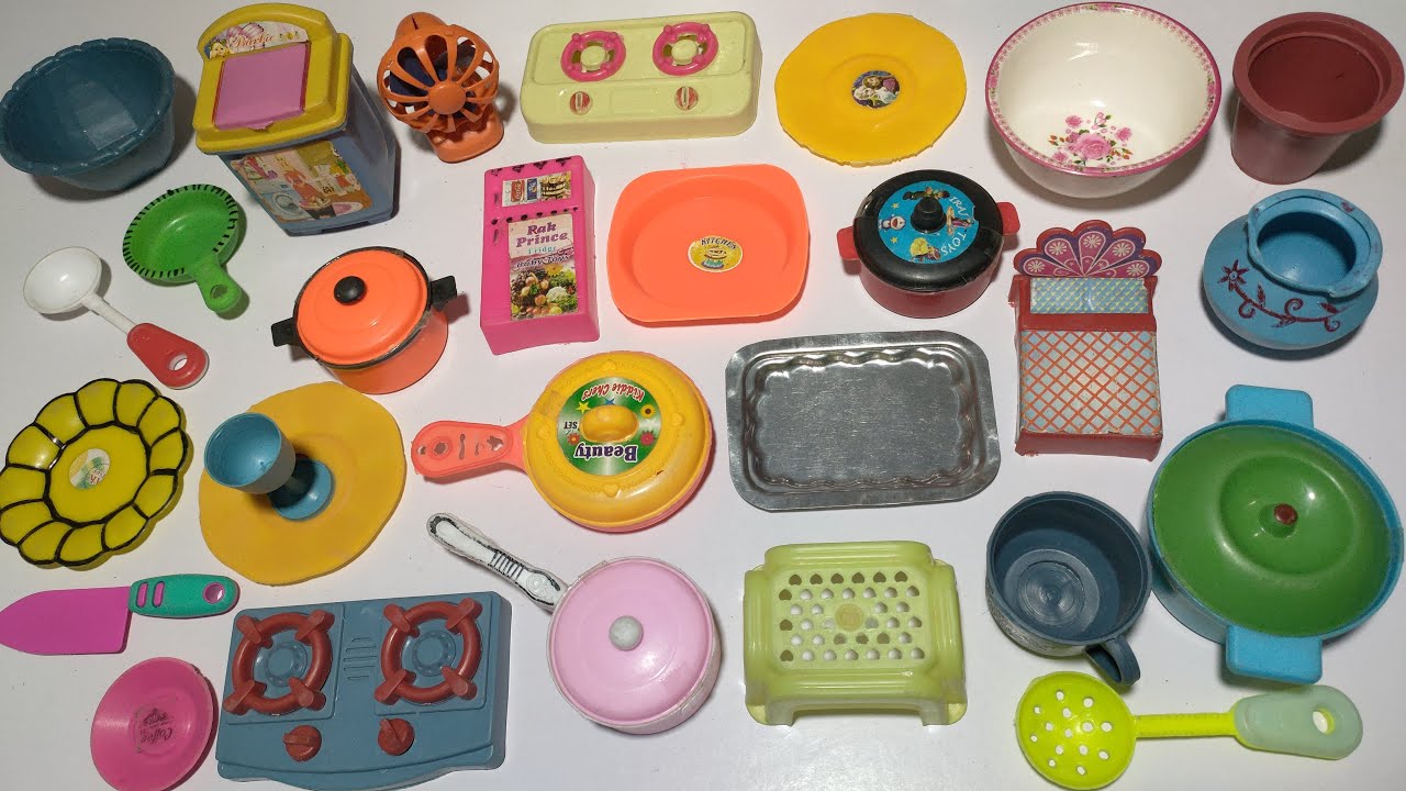 4 Minutes Satisfying With Unboxing Cute Tiny Cooking Set Compilation ...
