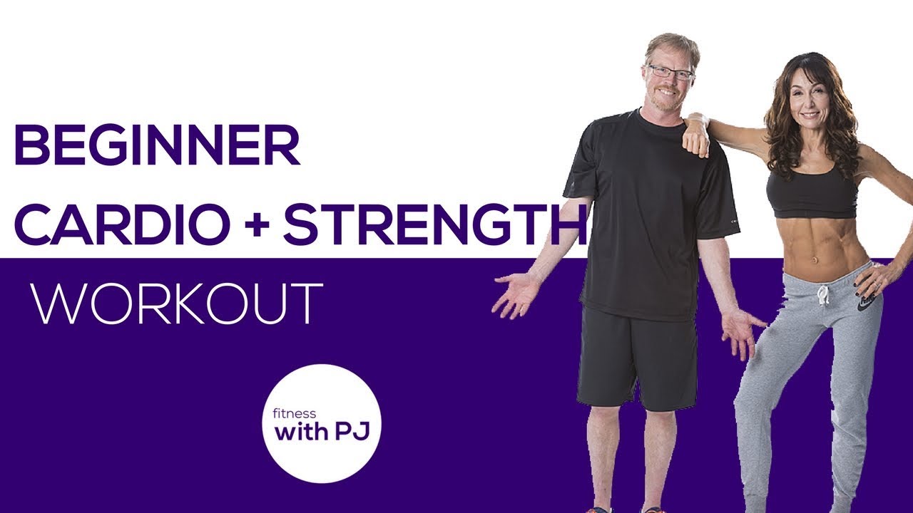Beginner Cardio + Strength Workout - YouTube