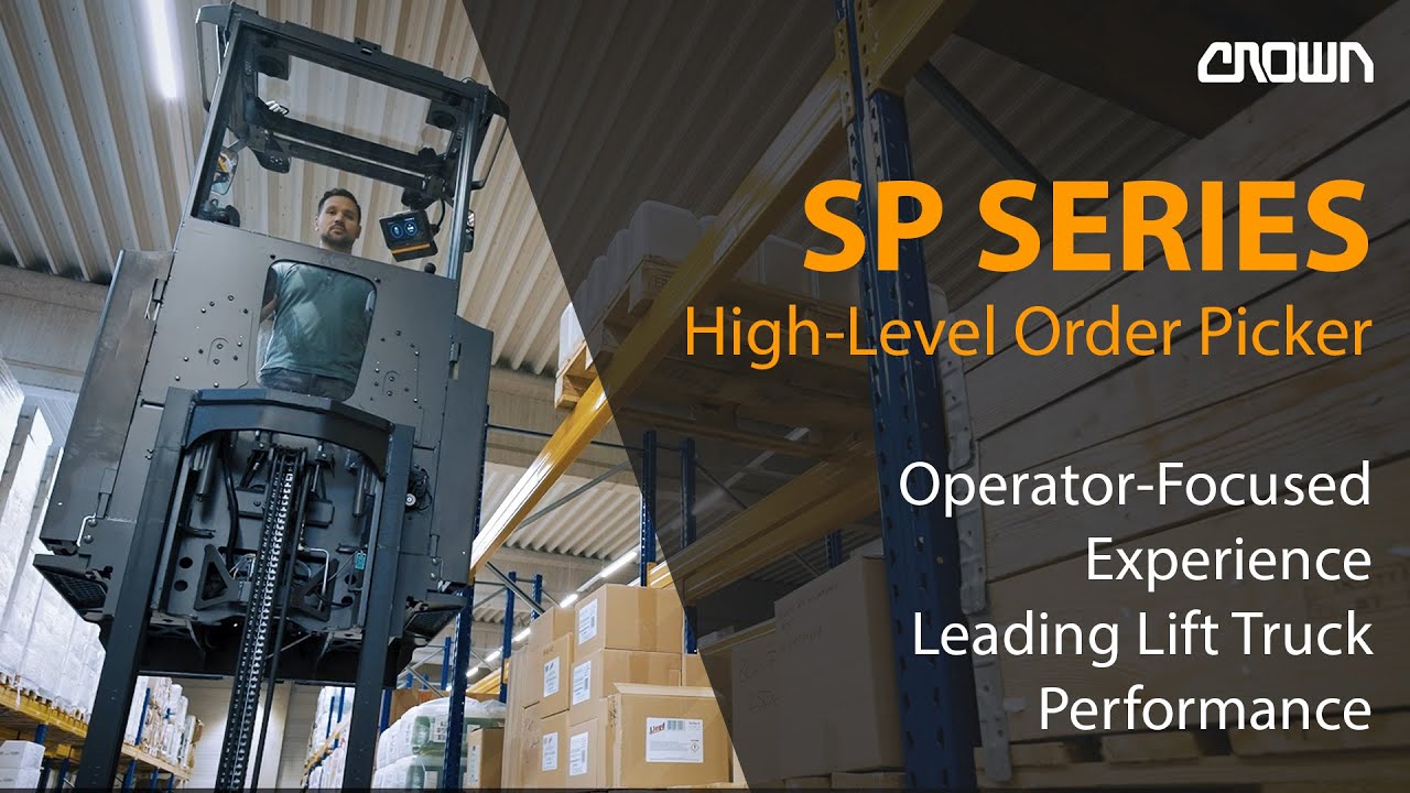 SP Series High-Level Order Picker - Operator-Focused Design - YouTube