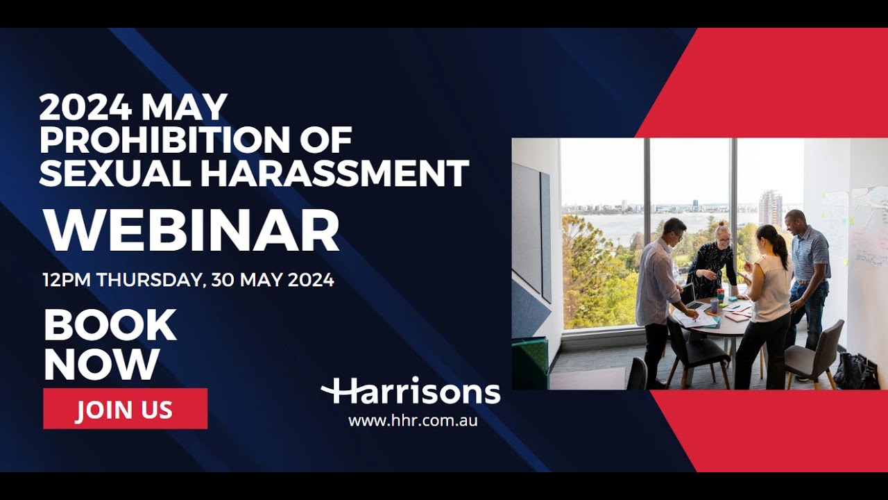 Harrisons Webinar - Prohibition of Sexual Harassment - YouTube