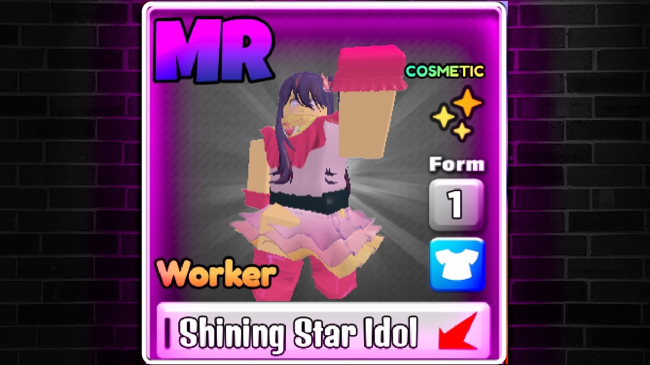 [AWTD] Ai Hoshino (Shining Star Idol) - Showcase + Cosmetic - YouTube