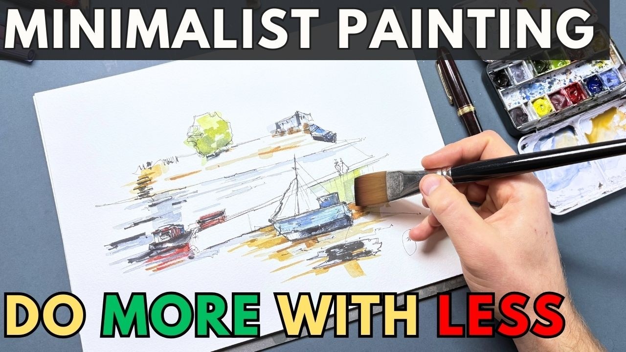 Do MORE with less - sketching with minimal color - YouTube