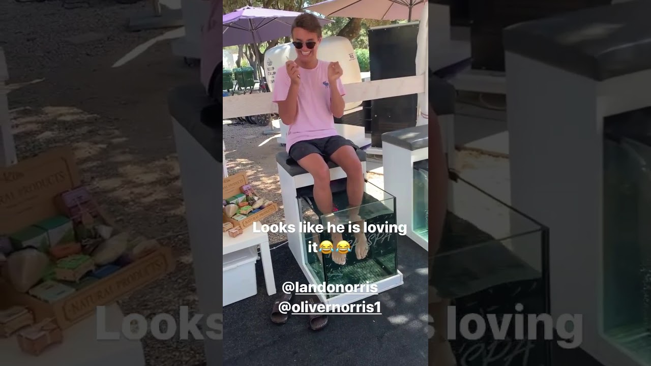 Lando Norris hates fish - YouTube