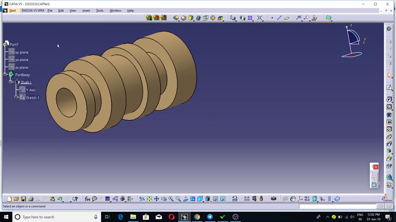 reverse engineering in catia - YouTube