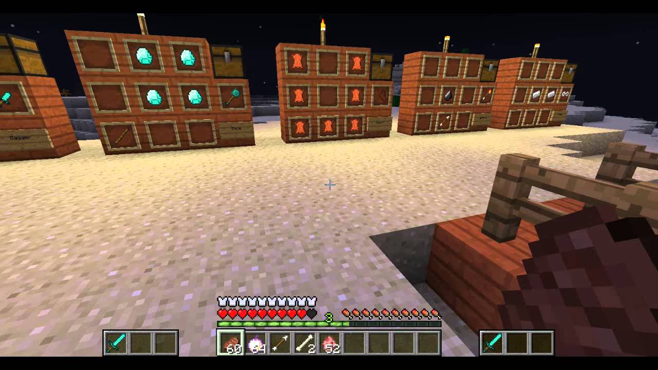 Minecraft Mod Showcase: Mine and Blade: Battlegear 2 - YouTube