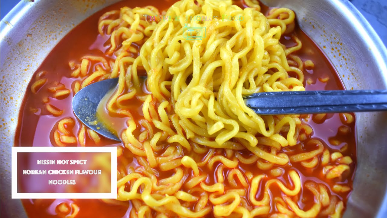 "Fire Fusion: Nissin's Fiery Korean Chicken Instant Noodles Delight ...