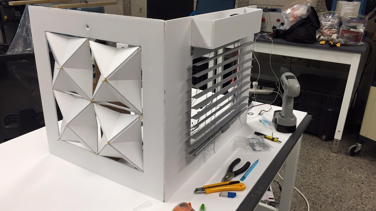 Interactive Kinetic Facade using Rhino and Grasshopper - YouTube