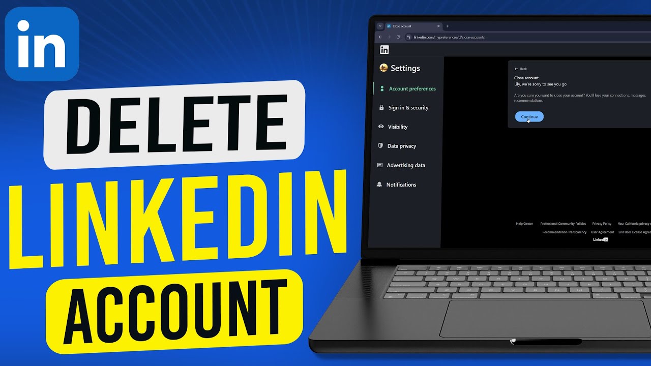 How To Delete LinkedIn Account Permanently 2025 - YouTube