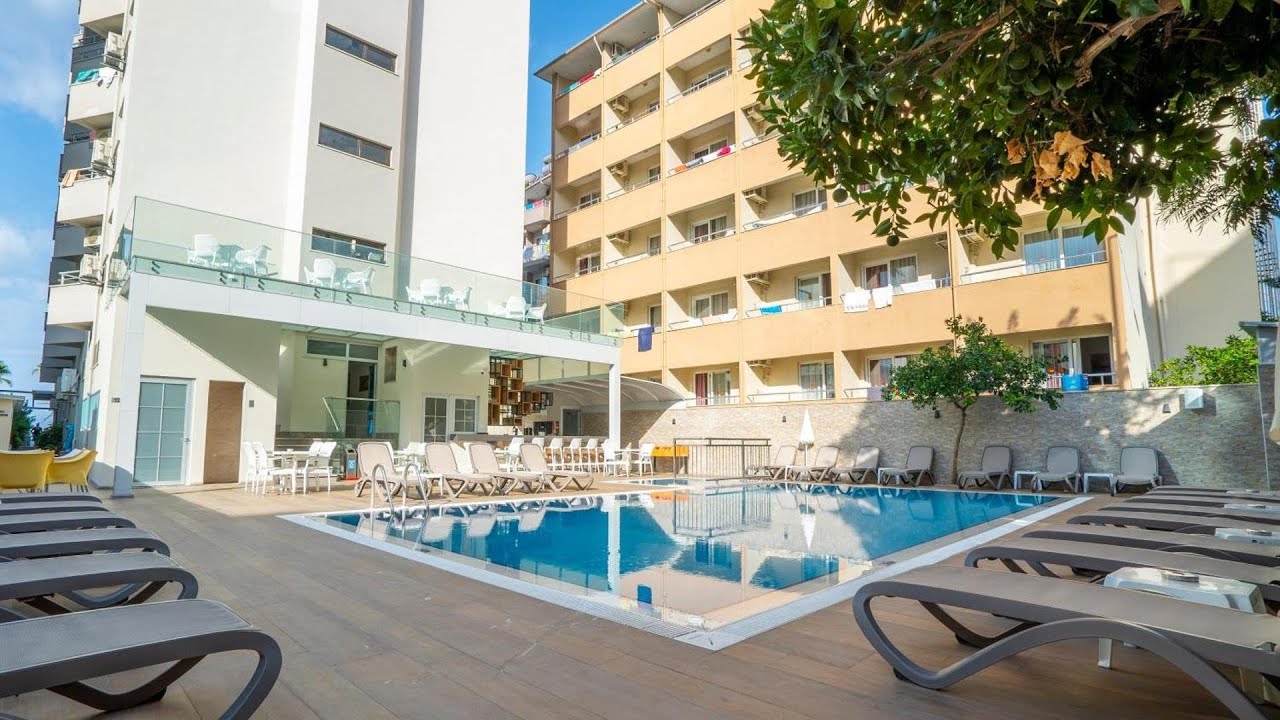 Kleopatra Celine Hotel, Alanya, Turkey | Geeta Travel Gallery - YouTube