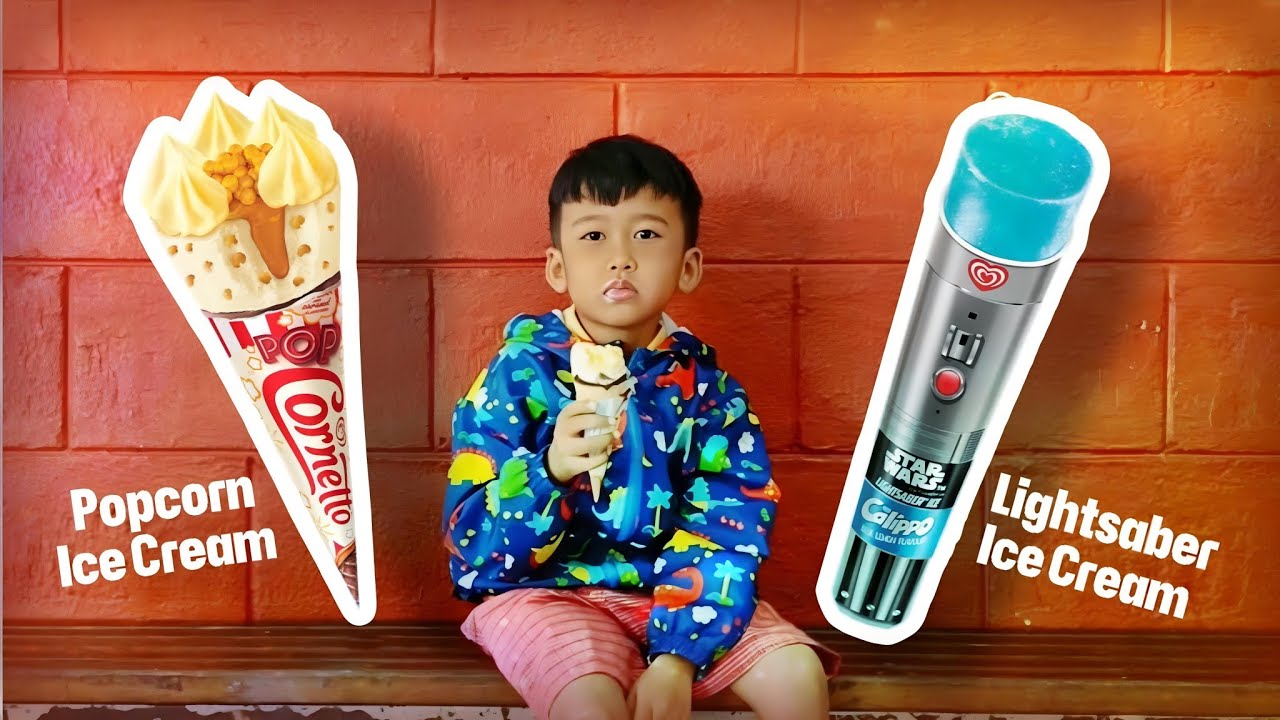Tayo Cobain Walls Cornetto Es Krim Butter Popcorn & Caramel & Ice Cream ...